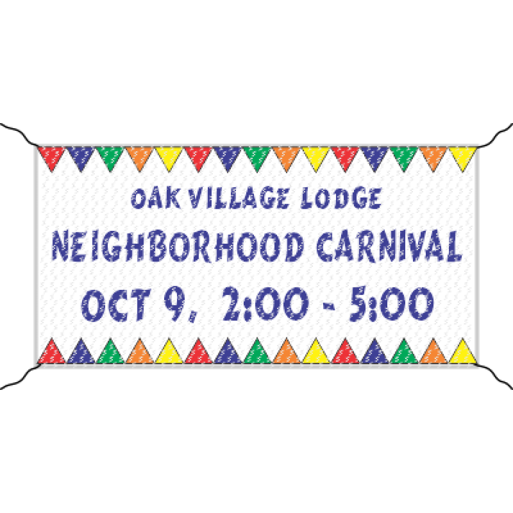 BRS - 4 Foot Mesh Banners